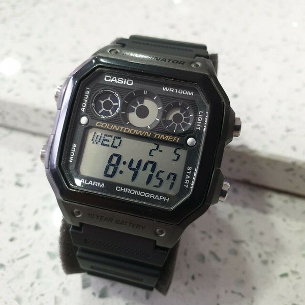 Casio Watch MP-PCGM1-6 SPECS MODEL 3426 AE1300WH8AVE - worn once ...