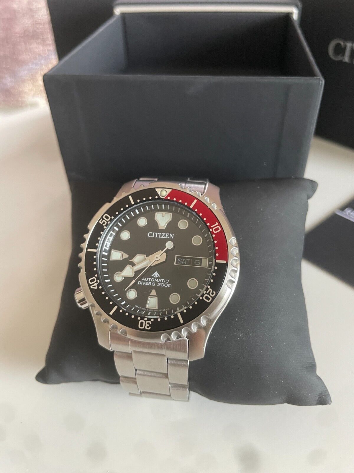 CITIZEN Promaster Marine automatic divers watch - NY0085-86E - coke ...