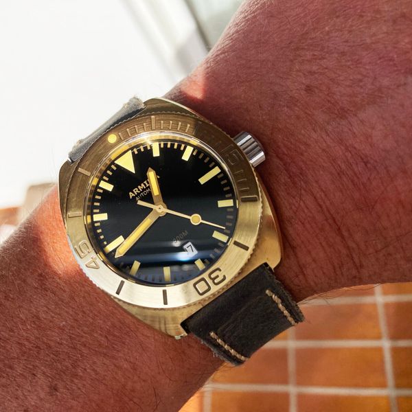 Armida A7 Brass Diver Men's Watch, Automatic, Excellent Condition. No ...