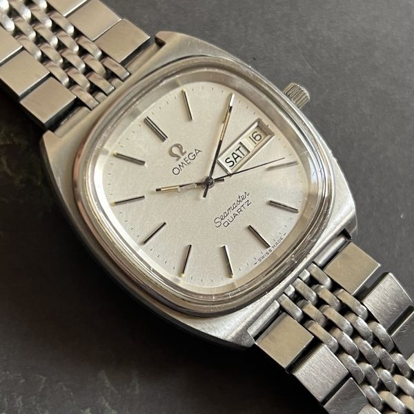 Vintage Omega Seamaster cal.1345 ref.196.0082 TV DIAL Quartz men's ...