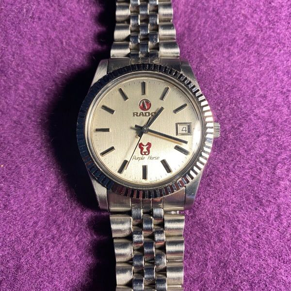 Vintage Rado Purple Horse Automatic Watch | WatchCharts Marketplace