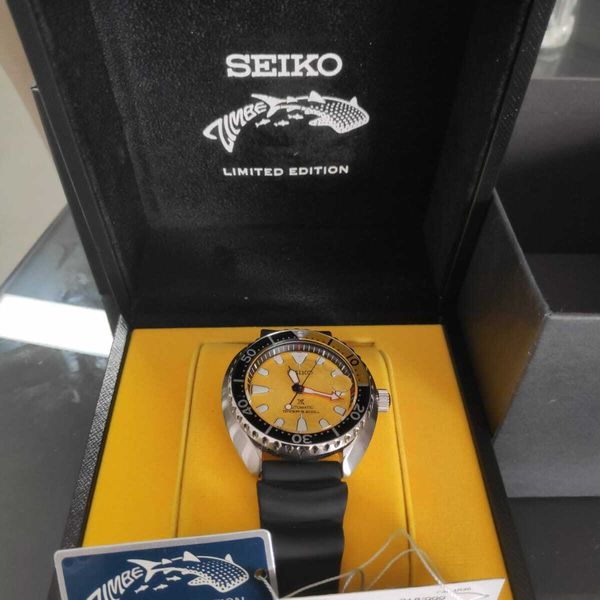 Seiko NEW Limited Edition SRPD19 ZIMBE Automatic Diver Watch Mini ...