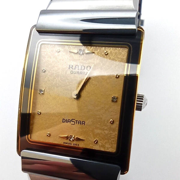 Rado Diastar 153.0520.3 Watch Quartz - Golden curved Dial | WatchCharts ...