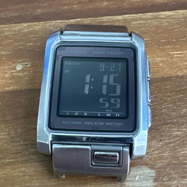 Mens Casio Wave Ceptor Atomic Timekeeping Tough Solar Digital Watch WV ...
