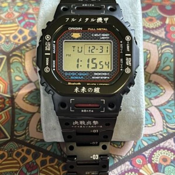 Casio G Shock DW 5600 Full Metal Case Conversion Square Menâ s Digital ...