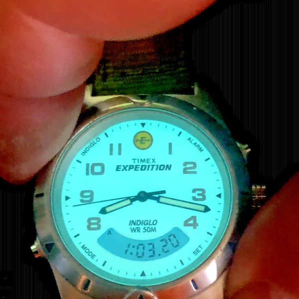 Timex Expedition Digital and Analog Combo Indiglo WR 50M Menâ s Watch NEW BATTERY | WatchCharts ...