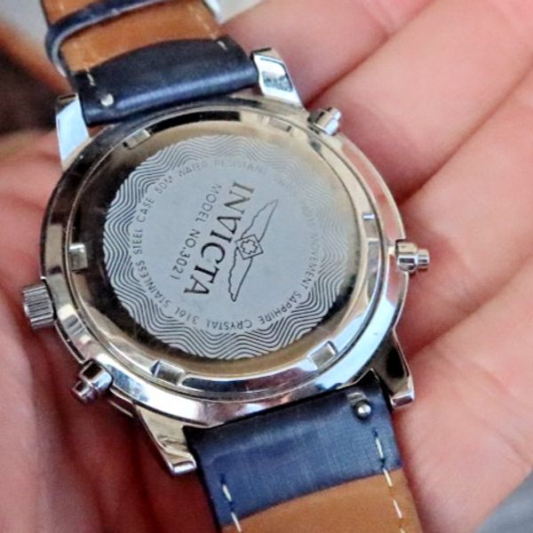 RARE Vintage Men's Invicta Watch Wristwatch Model No. 3021 Chronograph ...