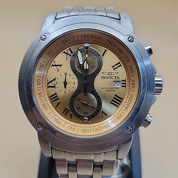 Invicta Specialty Model 4893 Japan Movement runs great 7.75" Wrist ...