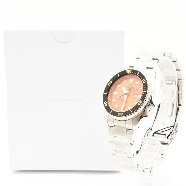 Vintage SEIKO 5 Sports SBSA231 SKX Sports Style Automatic Watch Orange ...