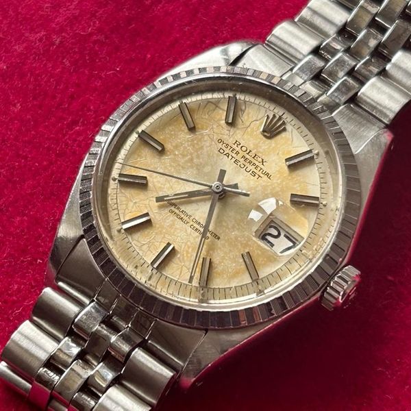 Fs - Rolex 1603 datejust marble dial | WatchCharts Marketplace
