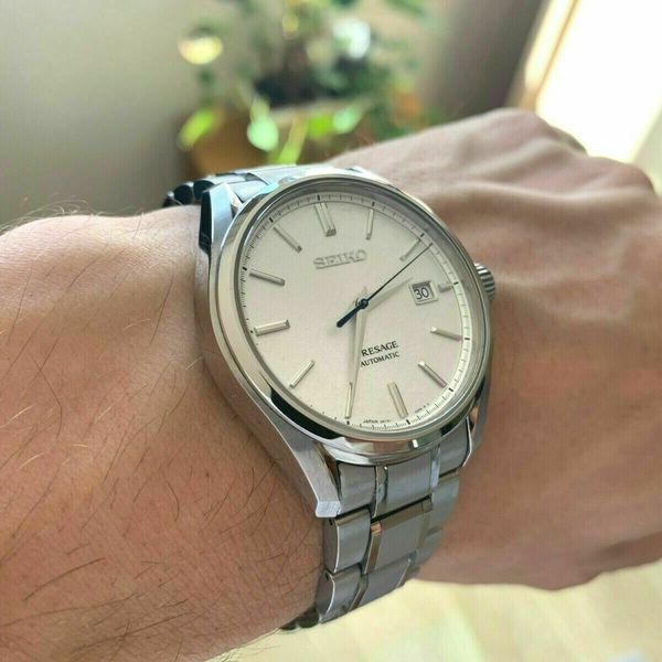 Seiko Presage "Baby Grand Seiko Snowflake White" SARX055 JDM Watch ...