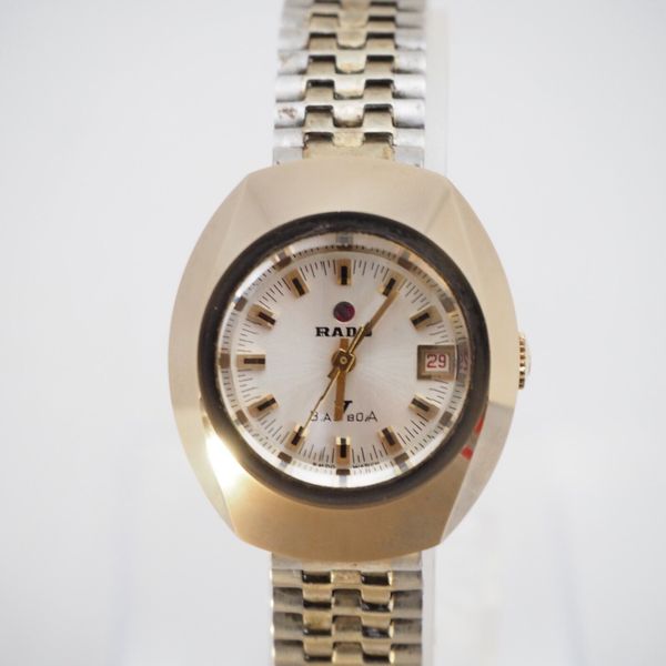 Rado Balboa Watch Automatic Ladies 26mm Round Swiss Made Vintage Silver ...