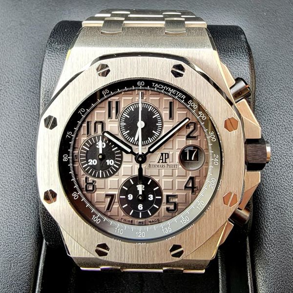 Platinum Audemars Piguet Royal Oak Offshore Chronograph AP Brick ...