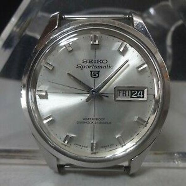 Vintage 1966 SEIKO Automatic watch [Seiko Sportsmatic 5] 21J 6619-8110 | WatchCharts Marketplace