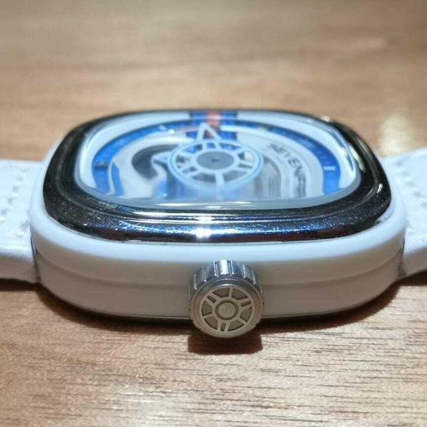 Sevenfriday SF-P1/02-A 0803 all white Automatic Men's Wristwatch Dial ...