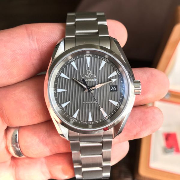 Omega Aqua Terra quartz Grey Dial | WatchCharts Marketplace