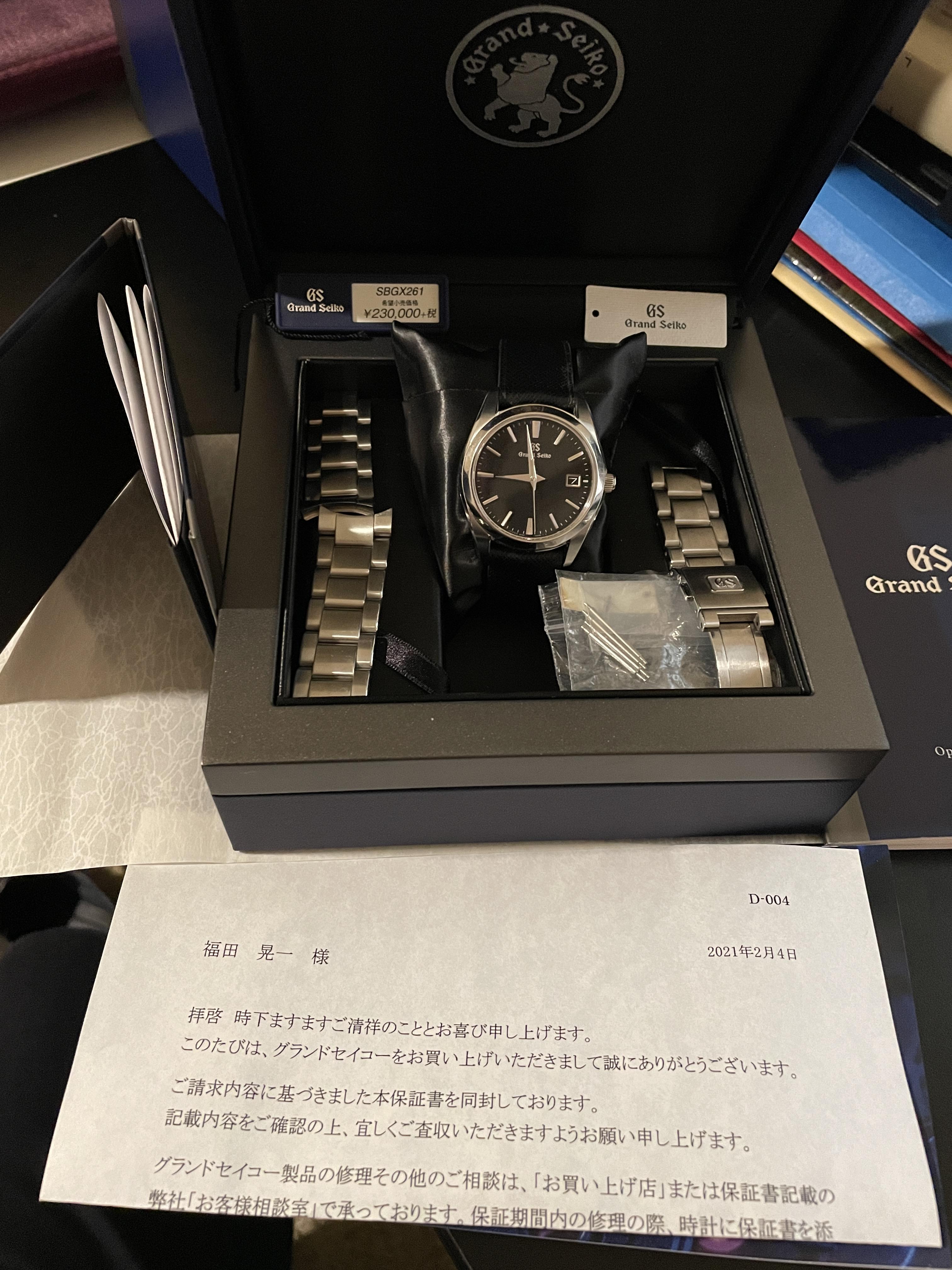 [WTS] Grand Seiko SBGX261 | WatchCharts