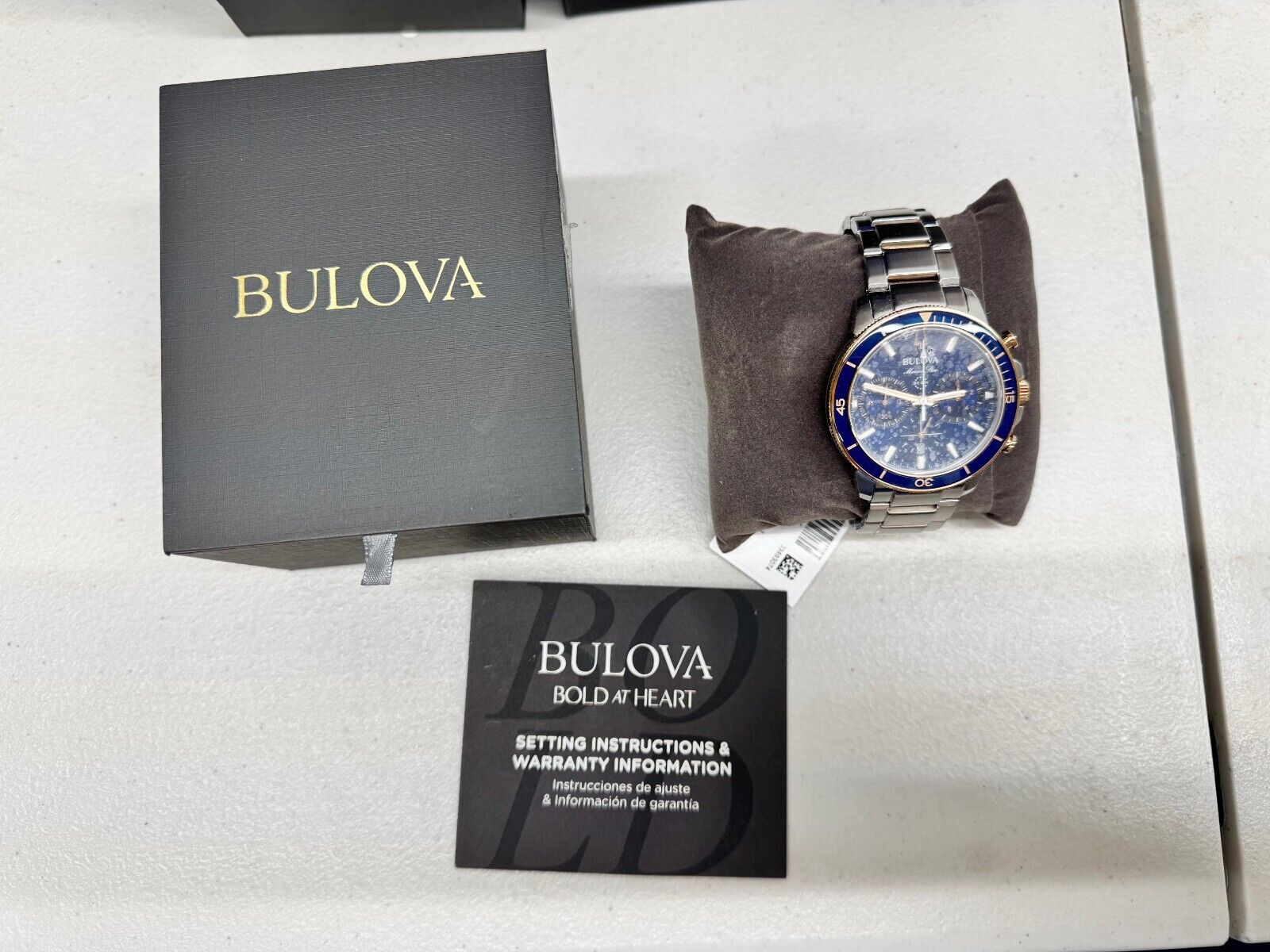Bulova Marine Star 98B301 Chronograph Quartz Men's Watch - BRAND NEW ...