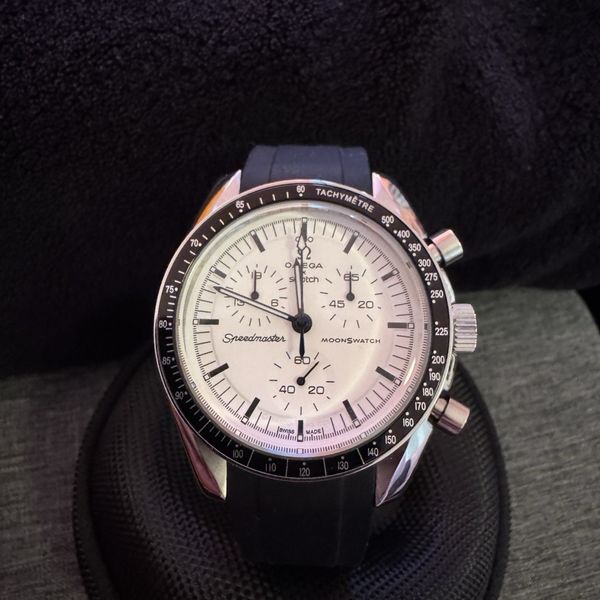 Omega X Swatch 1965 Metal Mod Moonswatch Mission to the Moon - Metal ...