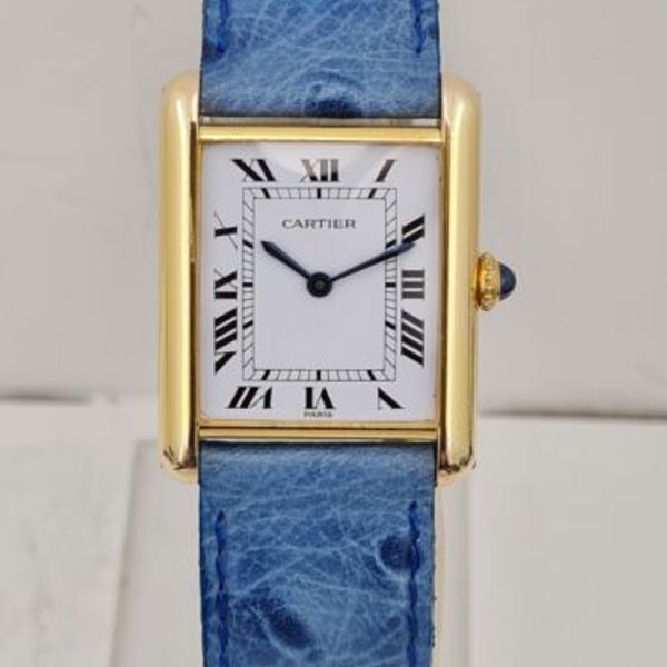 Cartier Louis Muhammad Ali Tank Tank Men's Wrist Watch 24mm ...
