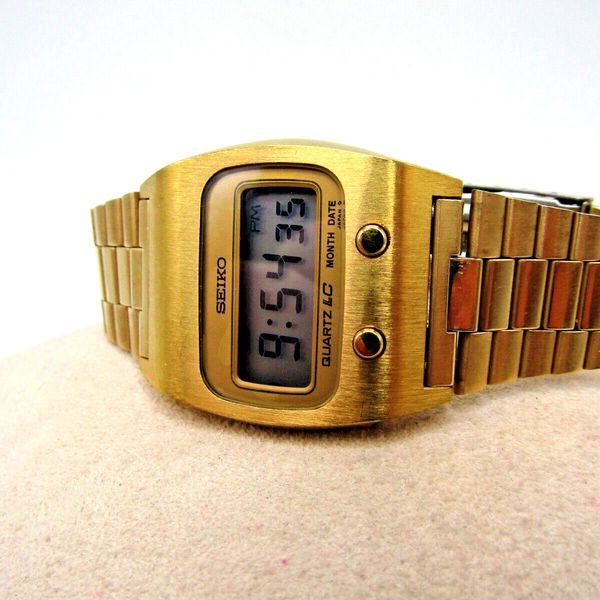 Vintage New Old Stock Seiko 0439-5007 Digital Quartz LC James Bond ...