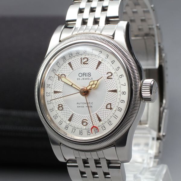 [Exc+5] ORIS Big Crown Pointer Date 7551 Silver Automatic 25J Men's ...