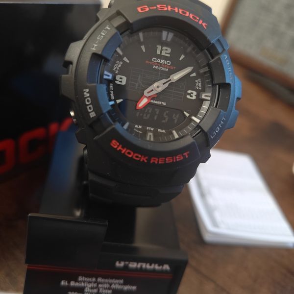 G-Shock Casio Men's G100-1B Ana-Digi Classic Wristwatch | WatchCharts ...