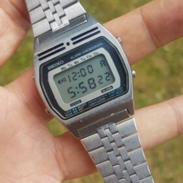 Vintage Seiko Digital Watch A257-5010.Vintage Seiko Digital Alarm ...