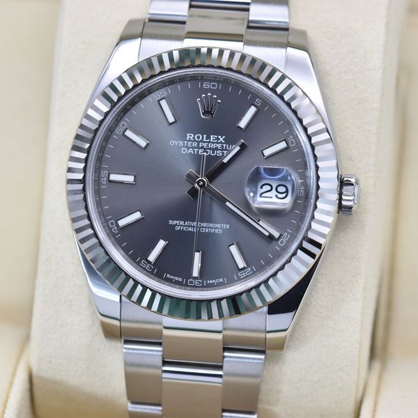 Rolex Datejust 41mm ref 126334 rhodium dial | WatchCharts Marketplace