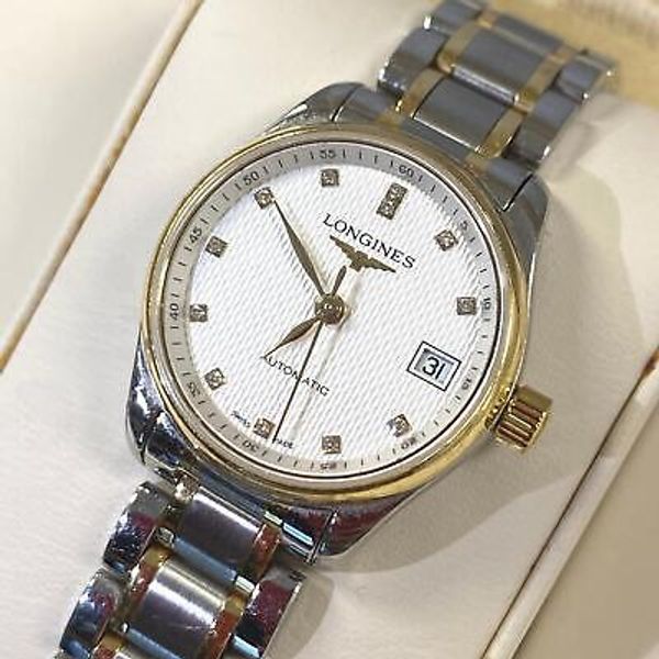 LONGINES The Master Collection diamond date Automatic Ladies Watch ...
