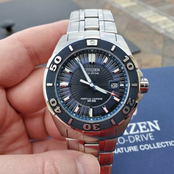 Citizen Signature Diver Blue Dial BL1258-53L -- USED | WatchCharts ...