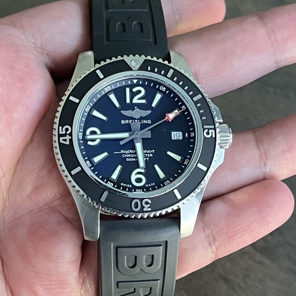 [$2,275 USD] Breitling Superocean 42 Black A17366 | WatchCharts
