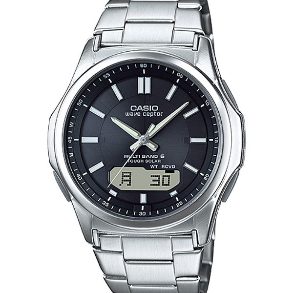 Affordable solar radio clock! CASIO [Casio] wave ceptor [Wave ceptor ...