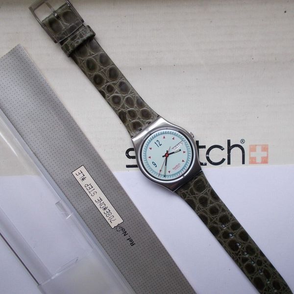 SWATCH " ONE STEP " '91 PRISTINE - BOX VINTAGE WOW RARE L@@K ...