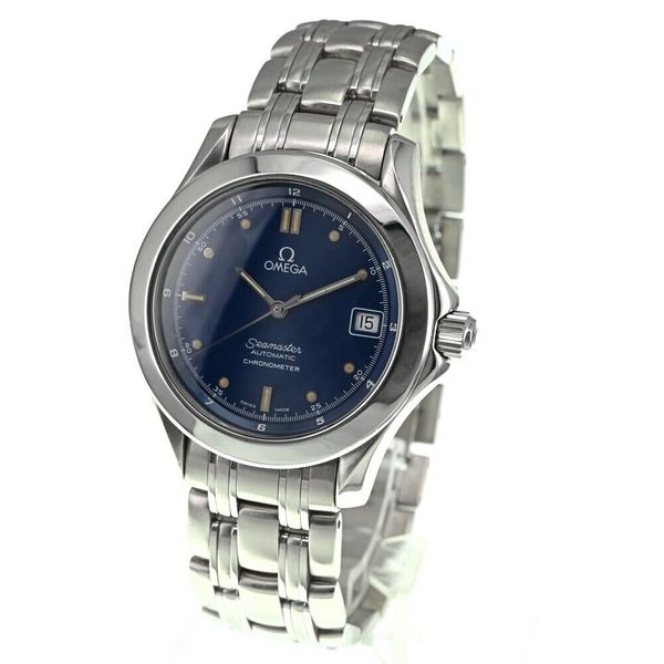 with paper OMEGA Seamaster 2501.80 Chronometer Date Automatic Men's I ...