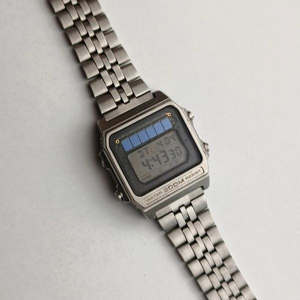 Vintage Casio DW-2000 Digital Solor Battery Japan Men's Watch ...