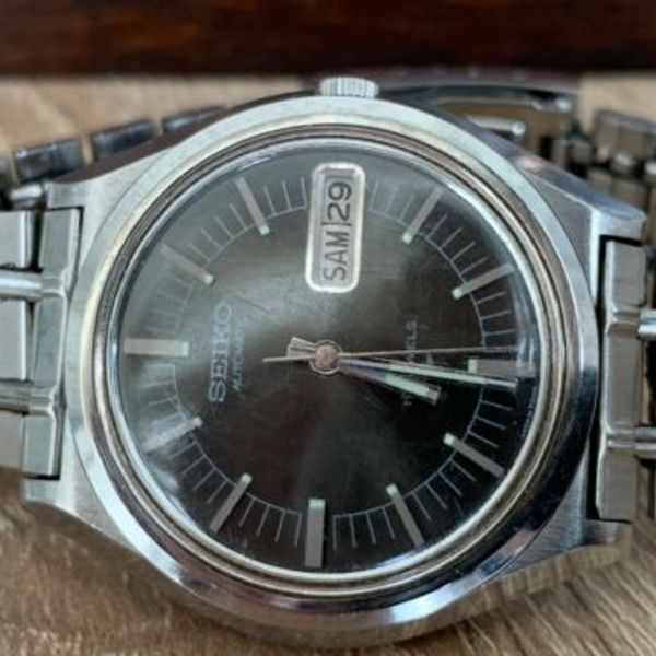 SEIKO 7006 - 7070 Automatic Herren Armbanduhr 36 mm Edelstahl Vintage ...