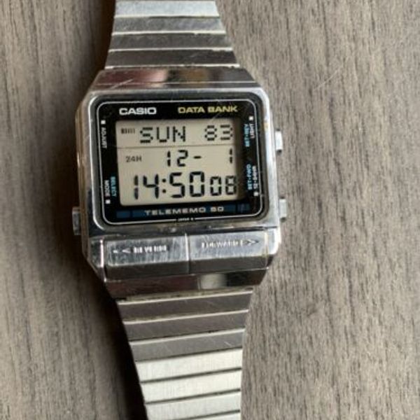 Vintage Casio Db 510 Digital Databank Watch Working Order ...