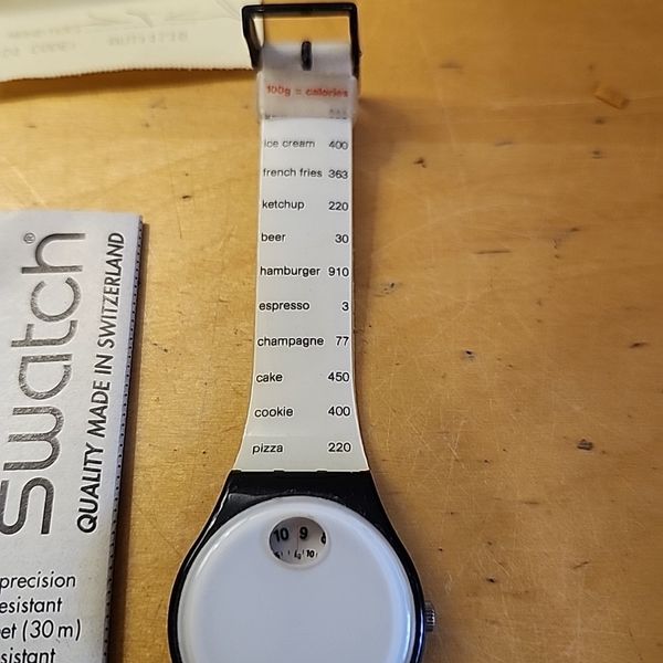 Swatch Watch 1999 Gents Calorie Counter Vintage GK139 | WatchCharts ...