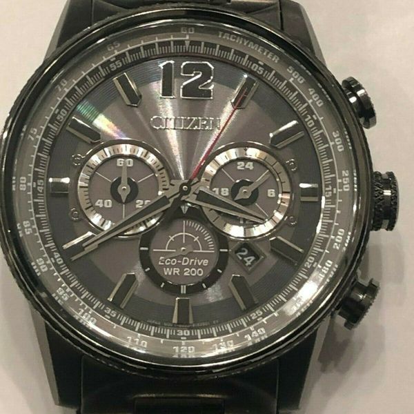 Citizen B620-S111421 Men's Watch Black Dial Eco Drive Analog 45mm ...