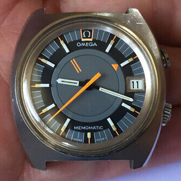 OMEGA MEMOMATIC 166_072 Vintage Alarm Watch Cal. 980 | WatchCharts ...