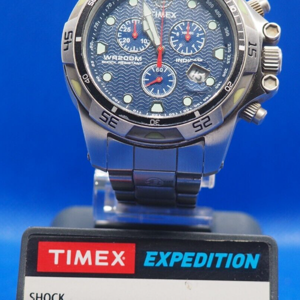 Timex Expedition Indigo Blue Diver Men's Watch M/N T4979 | WatchCharts ...