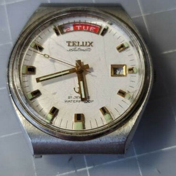 VINTAGE TELUX 21 JEWEL AUTOMATIC WATCH | WatchCharts Marketplace