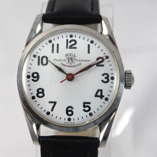 Ball Official Standard Trainmaster 21 Jewel Manual Wind Stainless ...