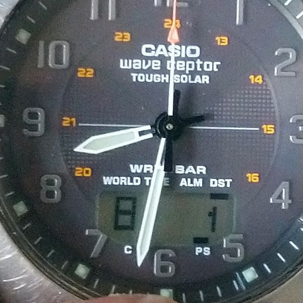 Casio Tough Solar Wave Ceptor WVA-M620. Module 5052. Original strap ...