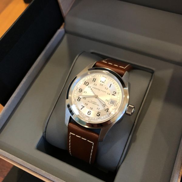 [WTS] HAMILTON KHAKI FIELD AUTO H70455553 SILVER DIAL LNIB -- $380 ...