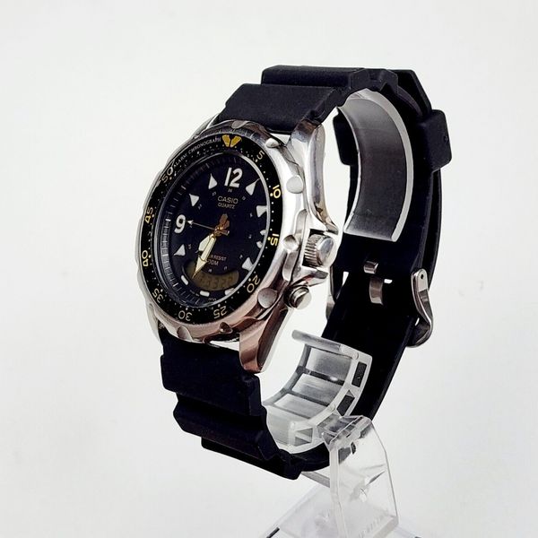 Men's JAPAN Vintage 1989 ANALOG-DIGITAL Watch CASIO (388) AD-520. Alarm ...