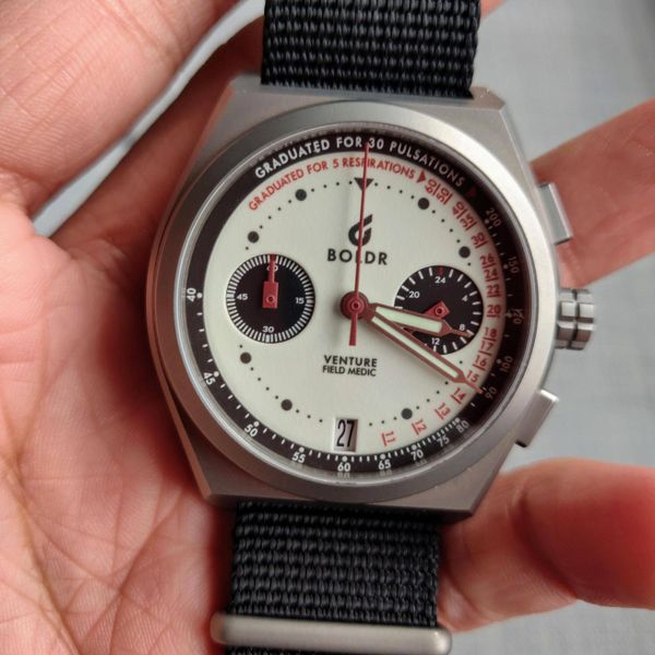 [WTS] NEW Boldr Venture Field Medic II Titanium full lume dial ...