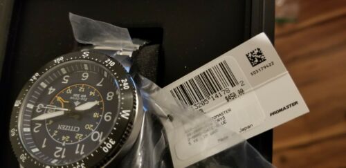 BRAND NEW MENS CITIZEN PROMASTER GMT SOLAR POWERED WATCH..NO RESERVE ...