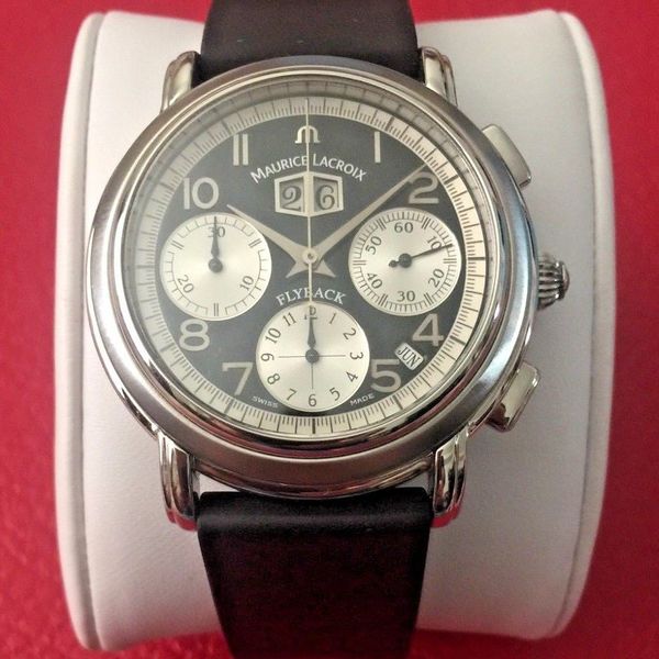 AUTOMATIC SWISS WATCH MAURICE LACROIX MASTERPIECE ANNUAL CALENDAR ...